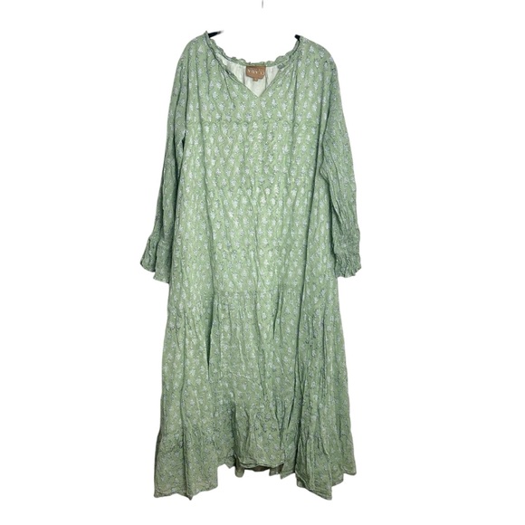 Clara The Label | Dresses | Clara The Label Long Sleeve Green Blue ...